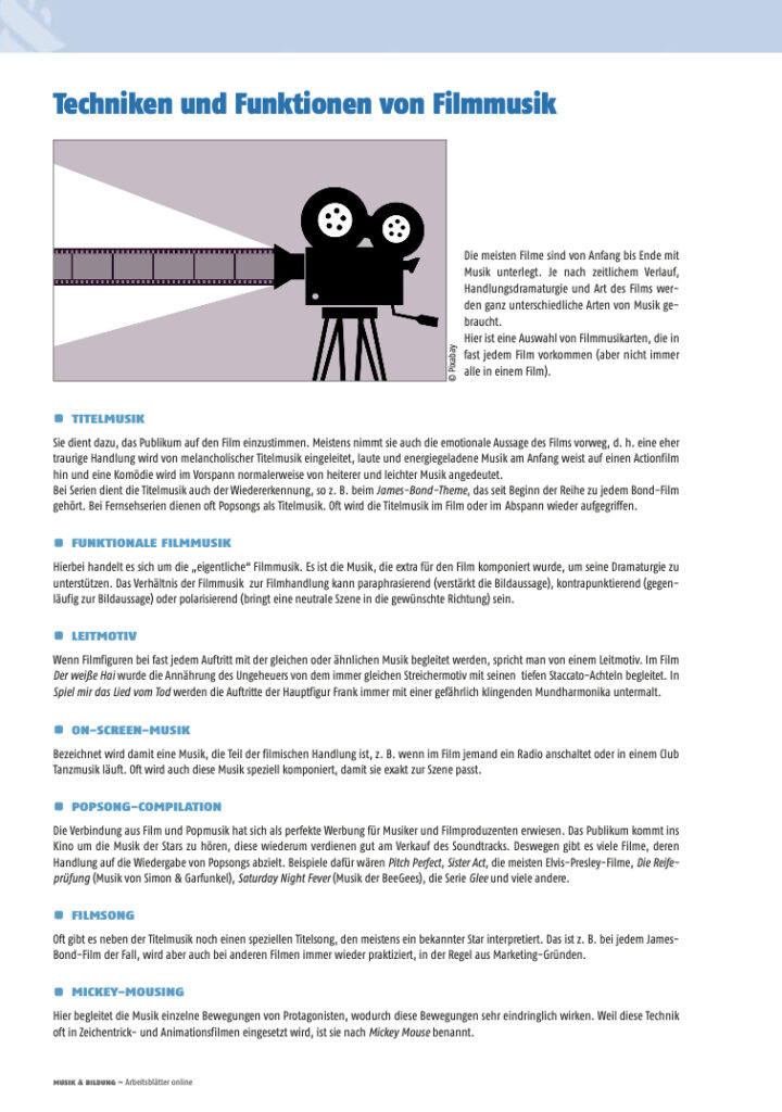 Filmmusik – Studio Neumann – Musik & Bildung