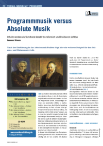 Programmmusik versus Absolute Musik – Studio Neumann – Musik & Bildung